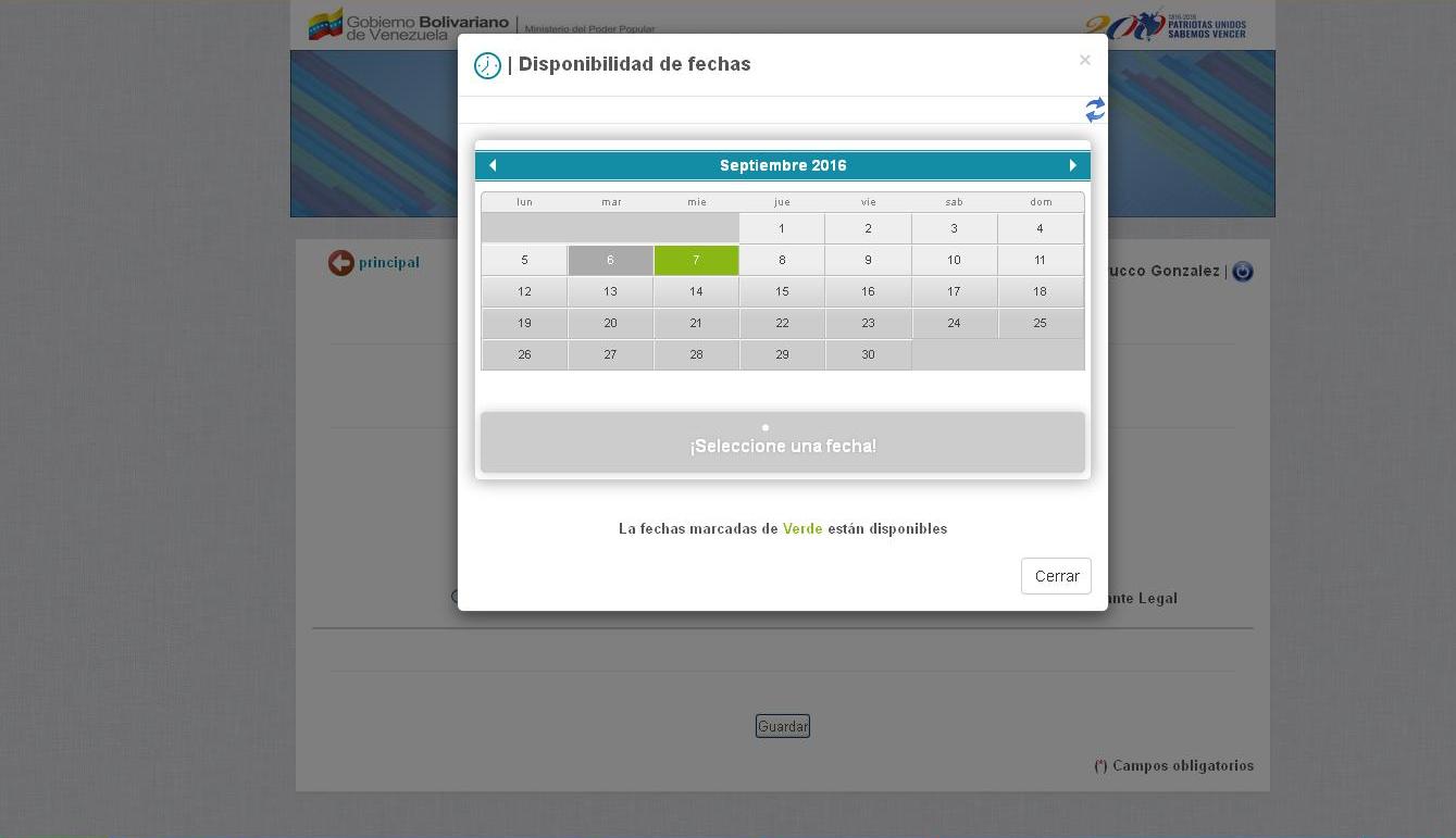 Solicitar Cita en GTU